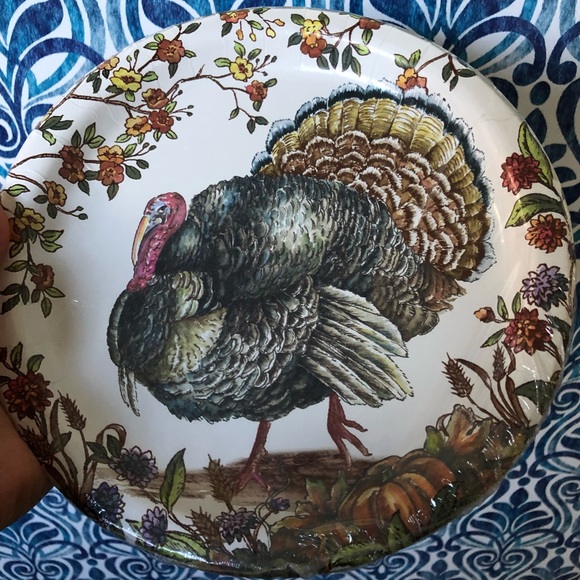 Dining | Vintage Look Turkey Paper Plates | Poshmark